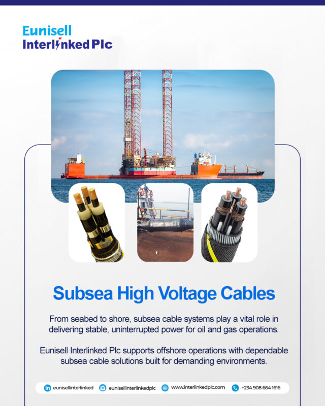 Subsea High Voltage Cables for Offshore Operations.